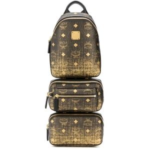 MCM | Bags | Authentic Mcm Triple Sack Backpack | Poshmark